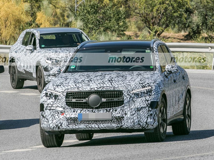 The appearance of the new generation of Mercedes-Benz GLC is exposed ...