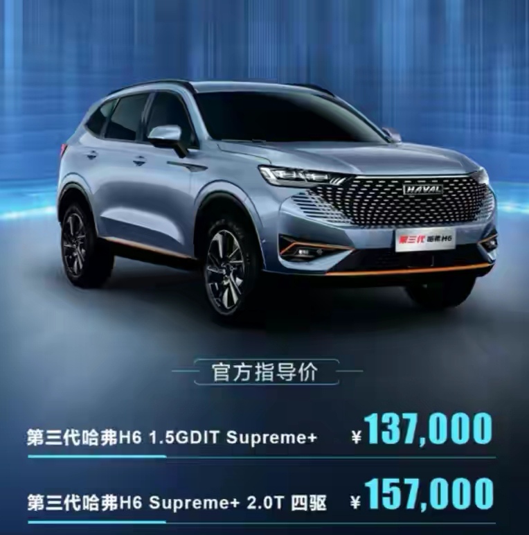 Haval H6 Supreme+ is on the market, starting at 137,000, and the ...