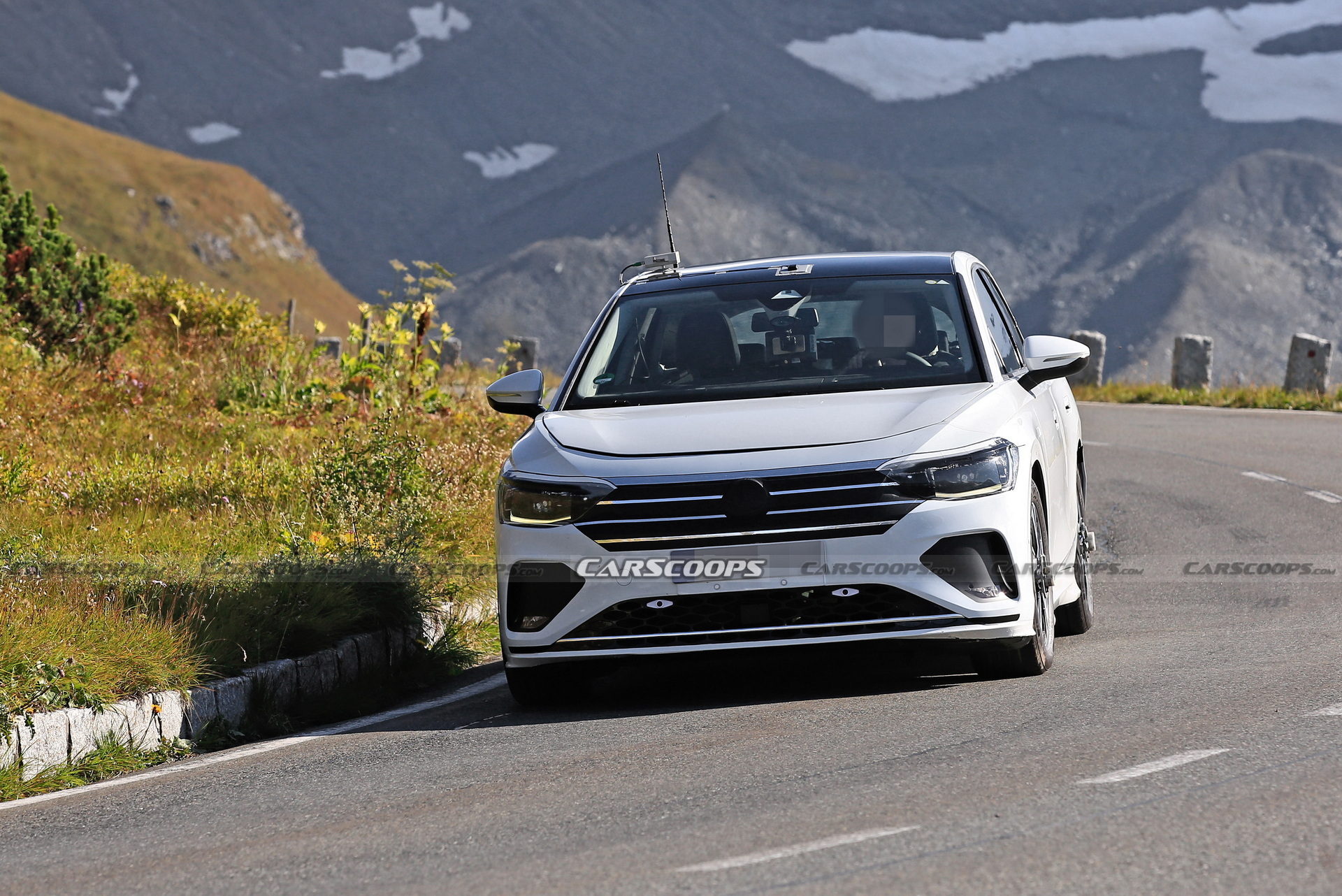 Volkswagen Aero B road test spy photos exposed, the appearance is very ...