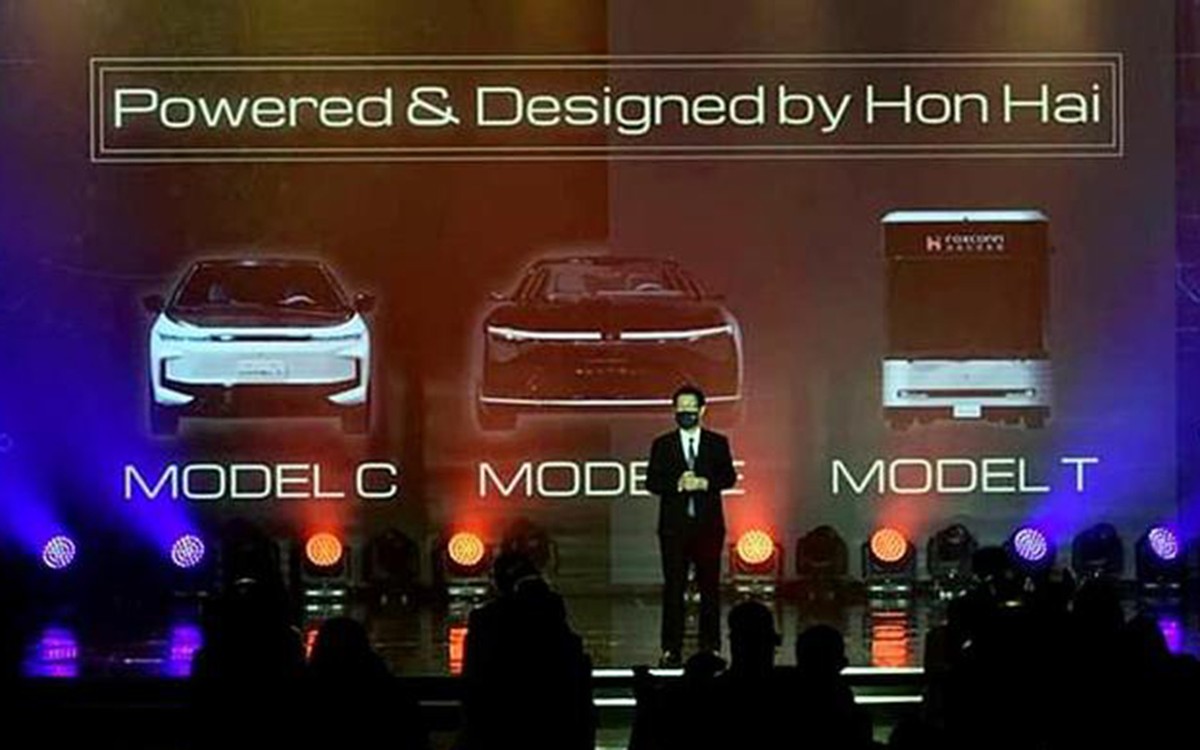 Foxconn has finally built a car!The first sedan named Model E, with a ...