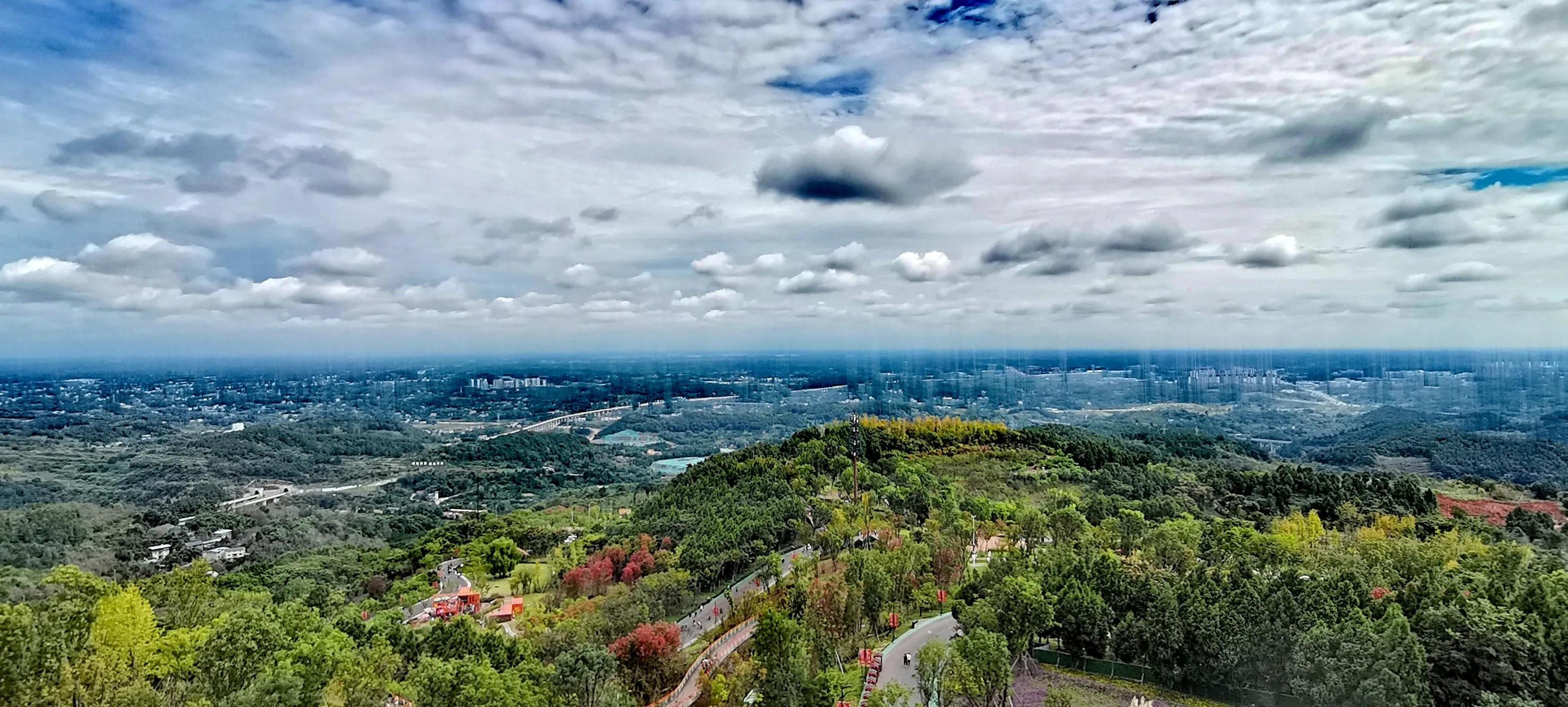Longquan Mountain Urban Forest Park Danjingtai Scenic Area, a natural ...