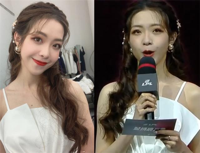 LPL four female host P pictures contrast, Xiao Wei is if two people ...
