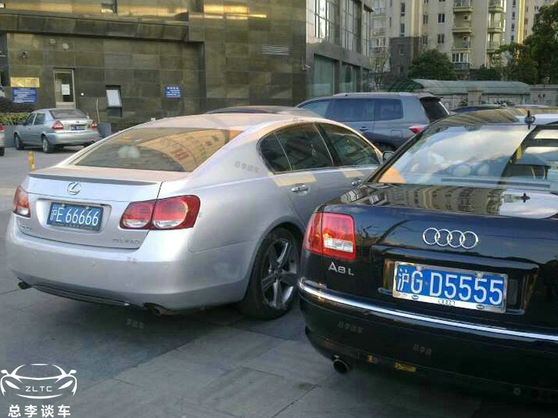 Shanghai five consecutive number, the license plates are all 66666 ...