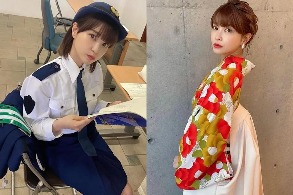 Super cute Japanese policewoman photos are popular - iNEWS
