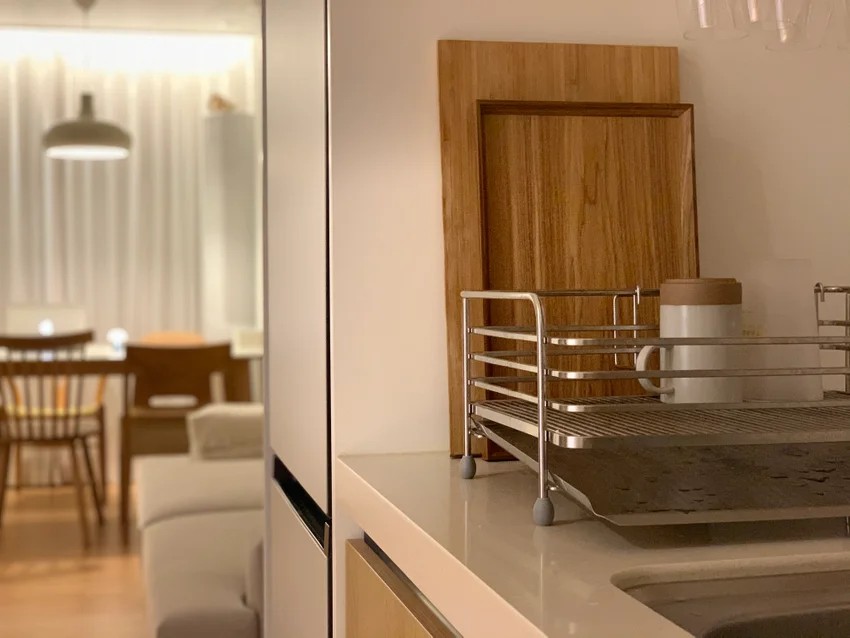 The small couple's 69 square meters home, mistress room changed to one ...