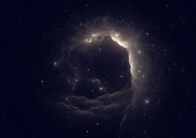 The "cosmic wall" was discovered, spanning 3.5 billion light years ...