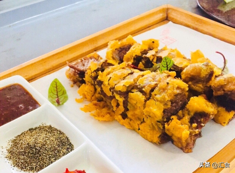 Crispy Snowflake Beef Short Ribs, Crispy Golden Sand Lotus Leaf Roll ...