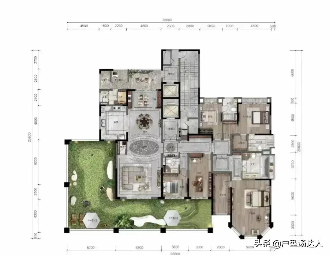 A 500-square-meter flat floor with a magnificent view of the sky, a ...