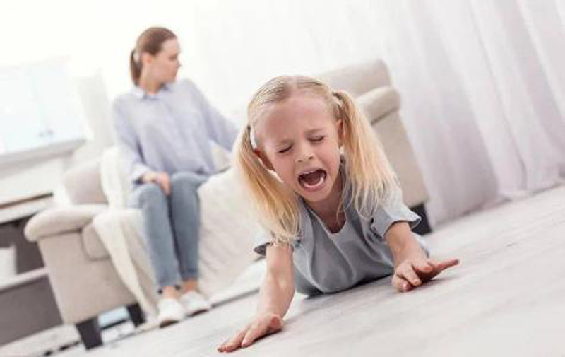 The child loses his temper, and the parents do this, which seems normal ...