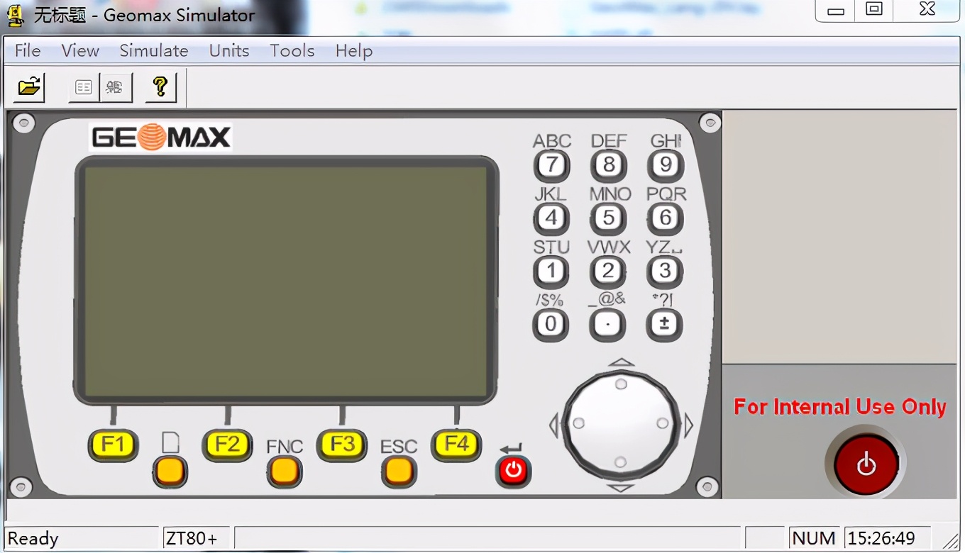Multi-model total station simulator, there is a computer to practice ...