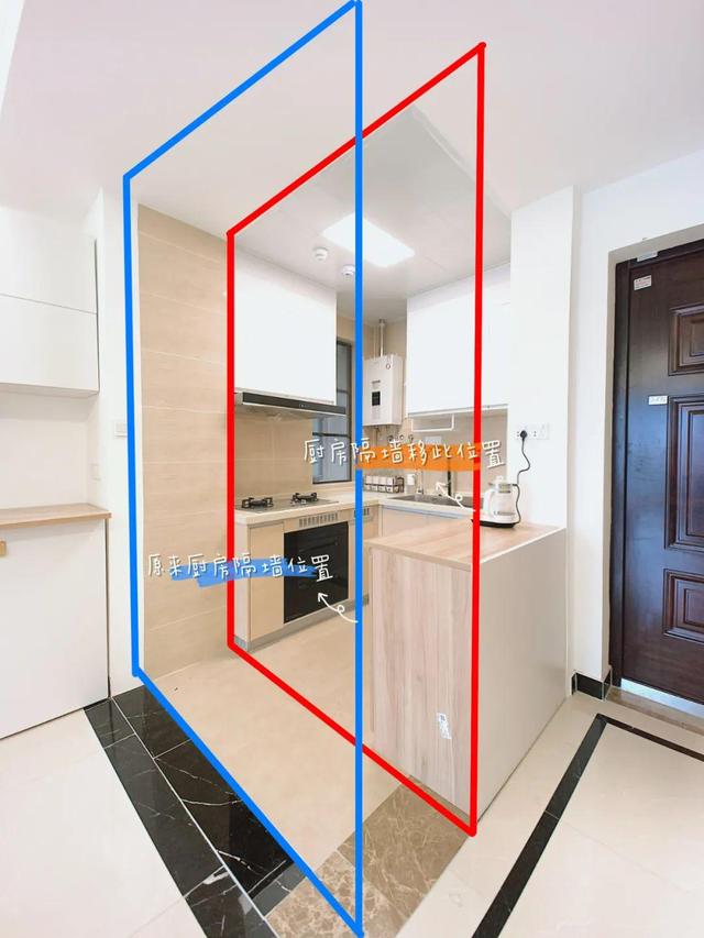 A small kitchen of 3 square meters has a 4.8m operating table?I only ...