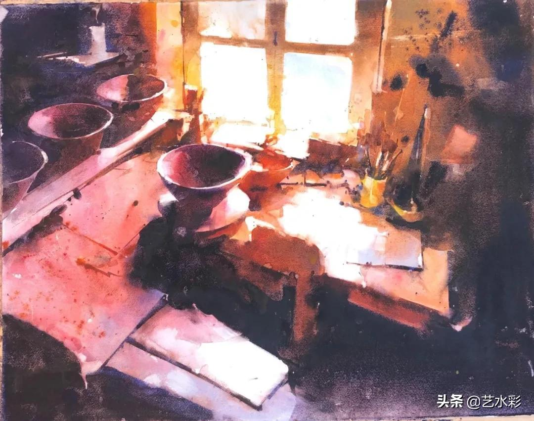 French painter Marc Folly's watercolor world is retro, romantic and ...