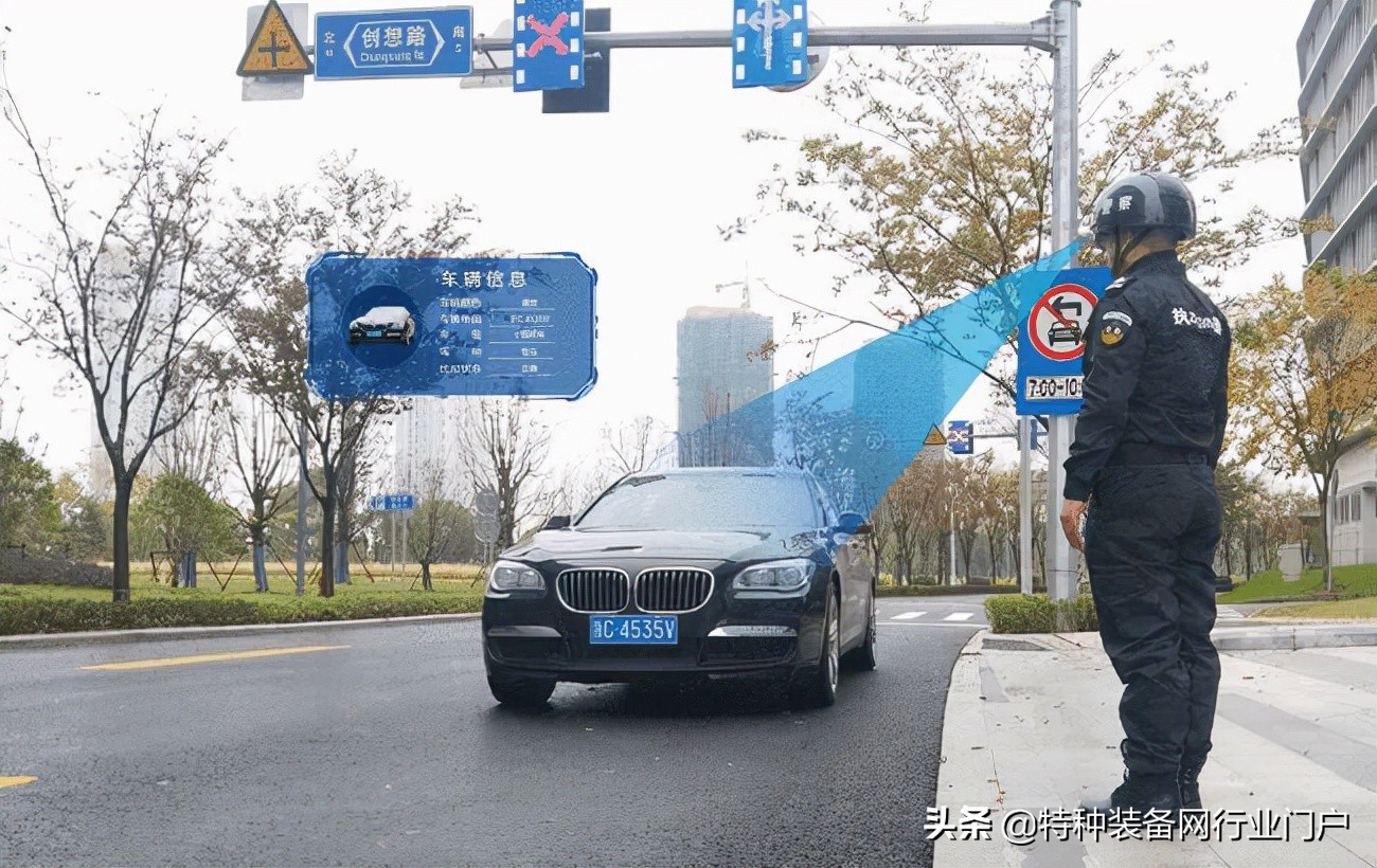 The release of a new generation of police smart helmets makes the front ...