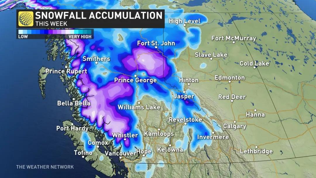 The first blizzard in British Columbia, Canada - iNEWS