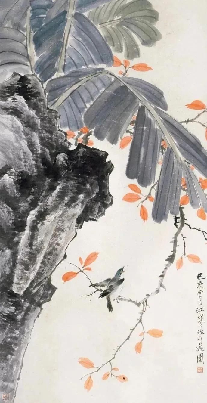 The first person of contemporary Shanghai style flower and bird ...