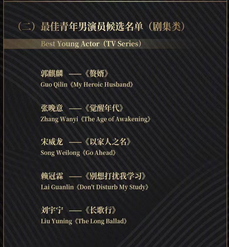 Guo Qilin was nominated for the best actor, was considered ugly in "Zuo ...