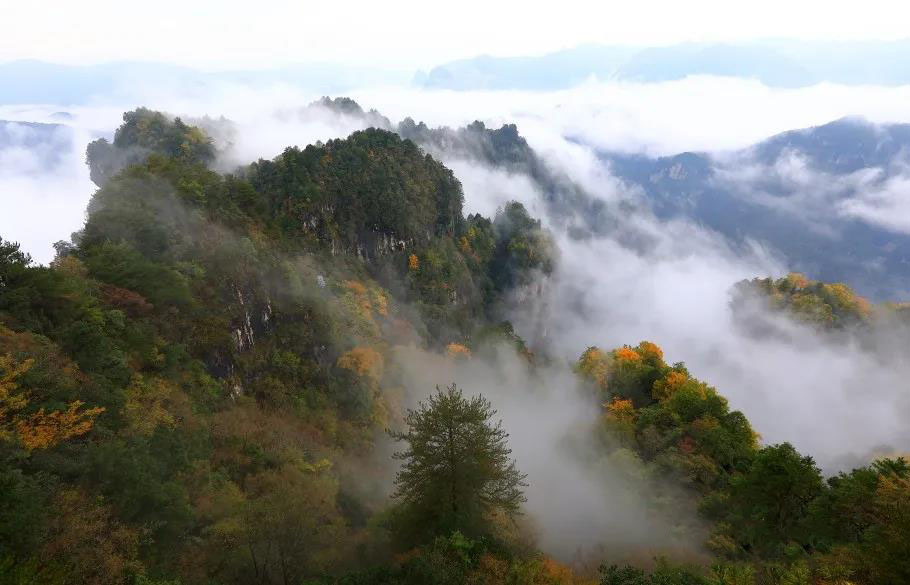 Nanjiang, Sichuan: The autumn scenery of Guangwu Mountain is poetic and ...