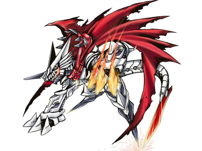 Digimon Gammamon's complete body setting is open, and the Digimon when ...