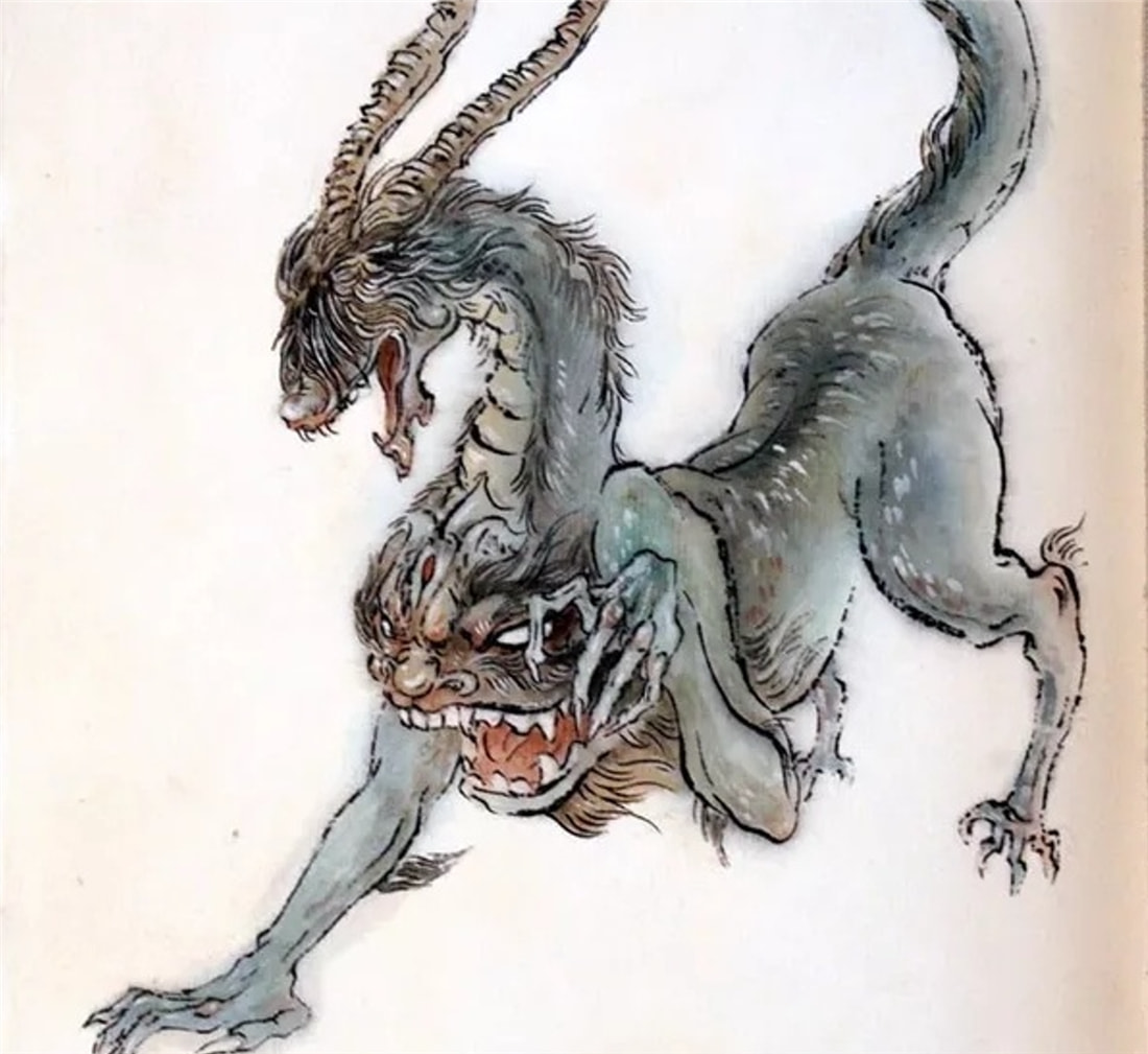 The roe deer that appeared in Gouwu Mountain, Shanxi, was like a sheep ...