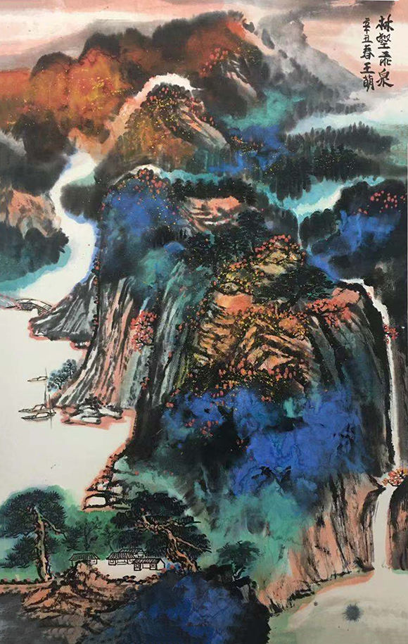 Painter Wang Meng's pen and ink expresses the essence of orchid heart ...