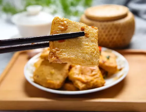 Griddle Chiba Tofu, spicy and appetizing!This summer is not complete ...