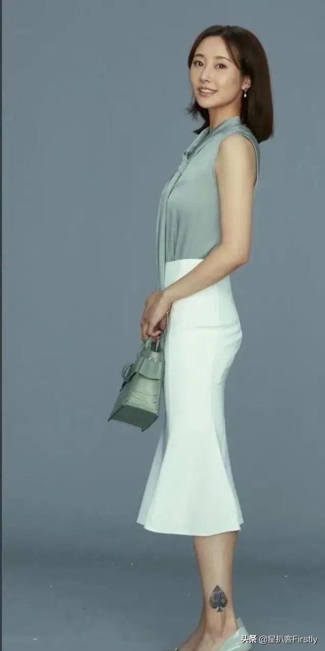 Actress Li Chun's ankle tattoos are controversial about "Mei Hei", the ...