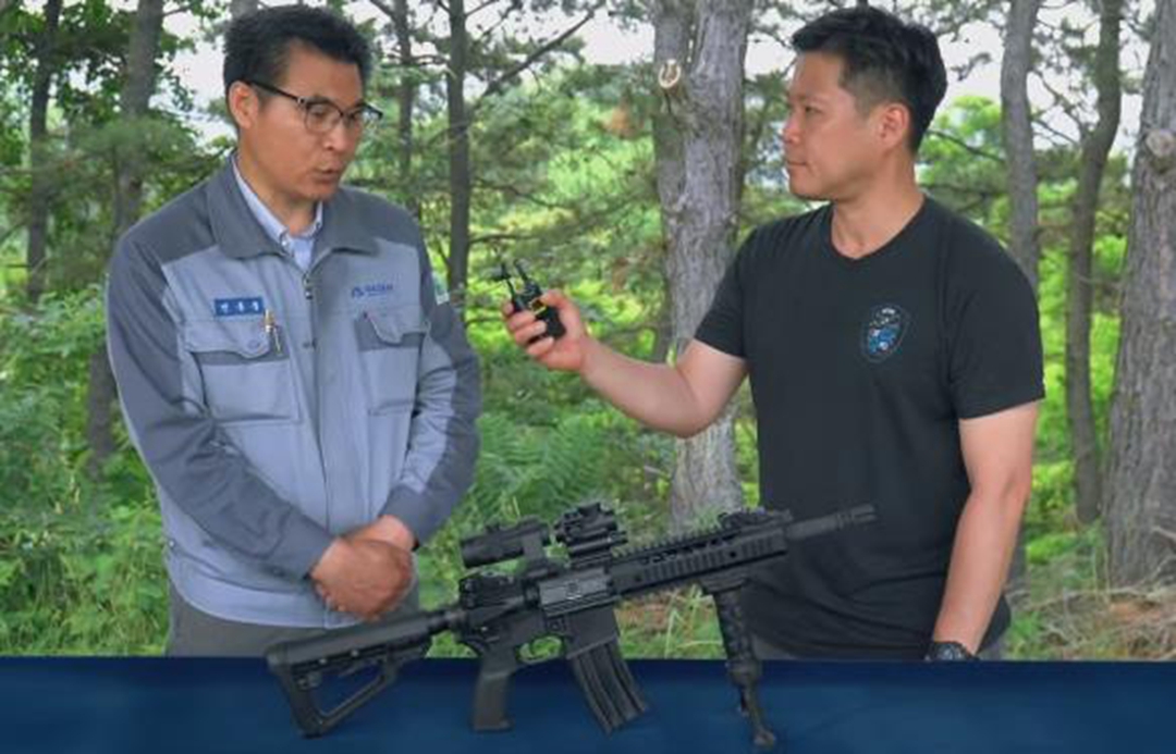The new rifle is included in the special forces of the South Korean ...