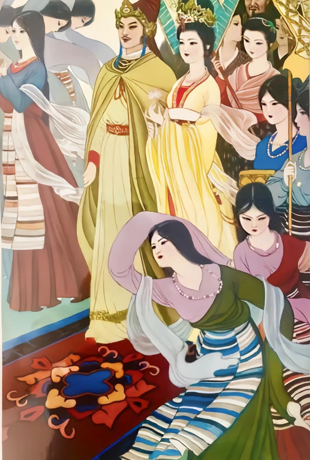 (Those things in the Tang Dynasty) Princess Wencheng's entry into Tibet ...