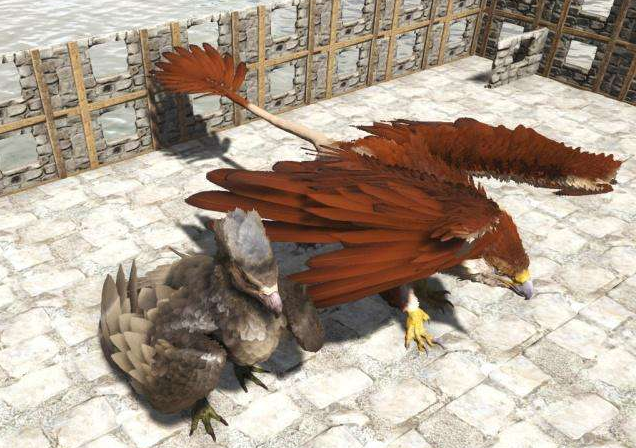 The cargo plane in the world of dinosaurs, "Ark Survival Evolved", the ...