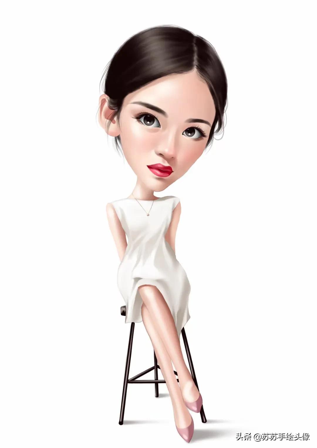 Change your avatar, mature and atmospheric hand-painted comic avatar ...