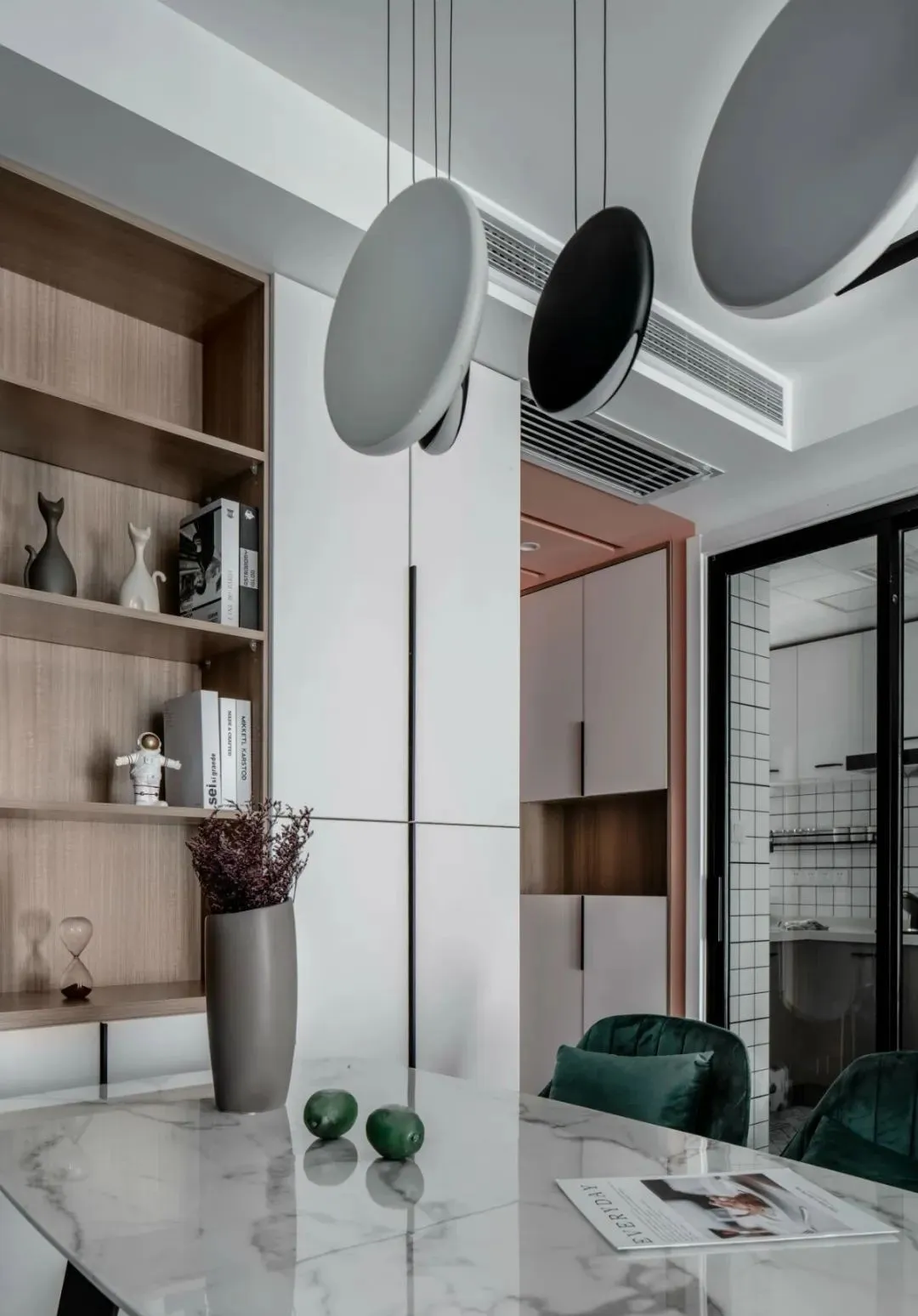 89 square meters modern Nordic style three-bedroom house, 100,000 yuan ...