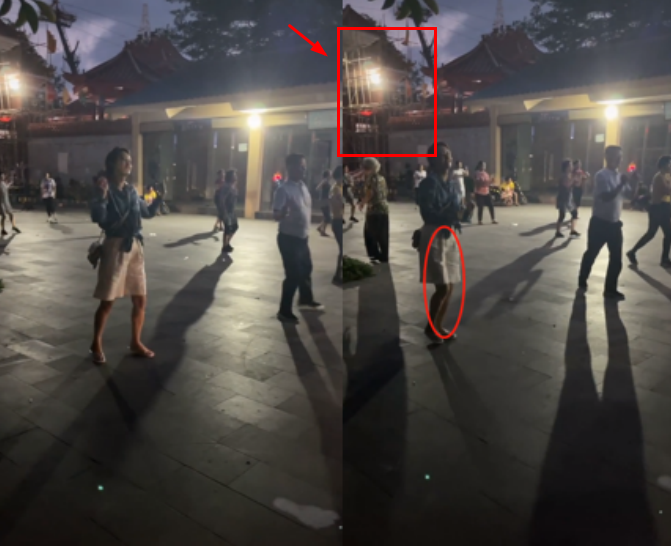 The host Zhang Lei is too grounded!Step on slippers to dance the square dance, a pair of thin ...