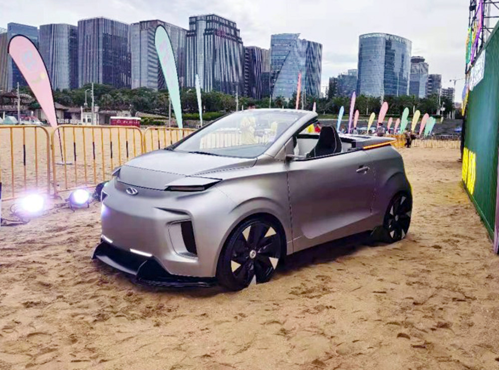 Chery Little Ant convertible version of the real car unveiled, two-door ...