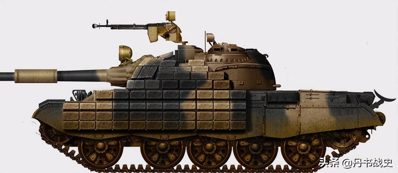 The Iranian T-72Z main battle tank is actually five pairs of road ...