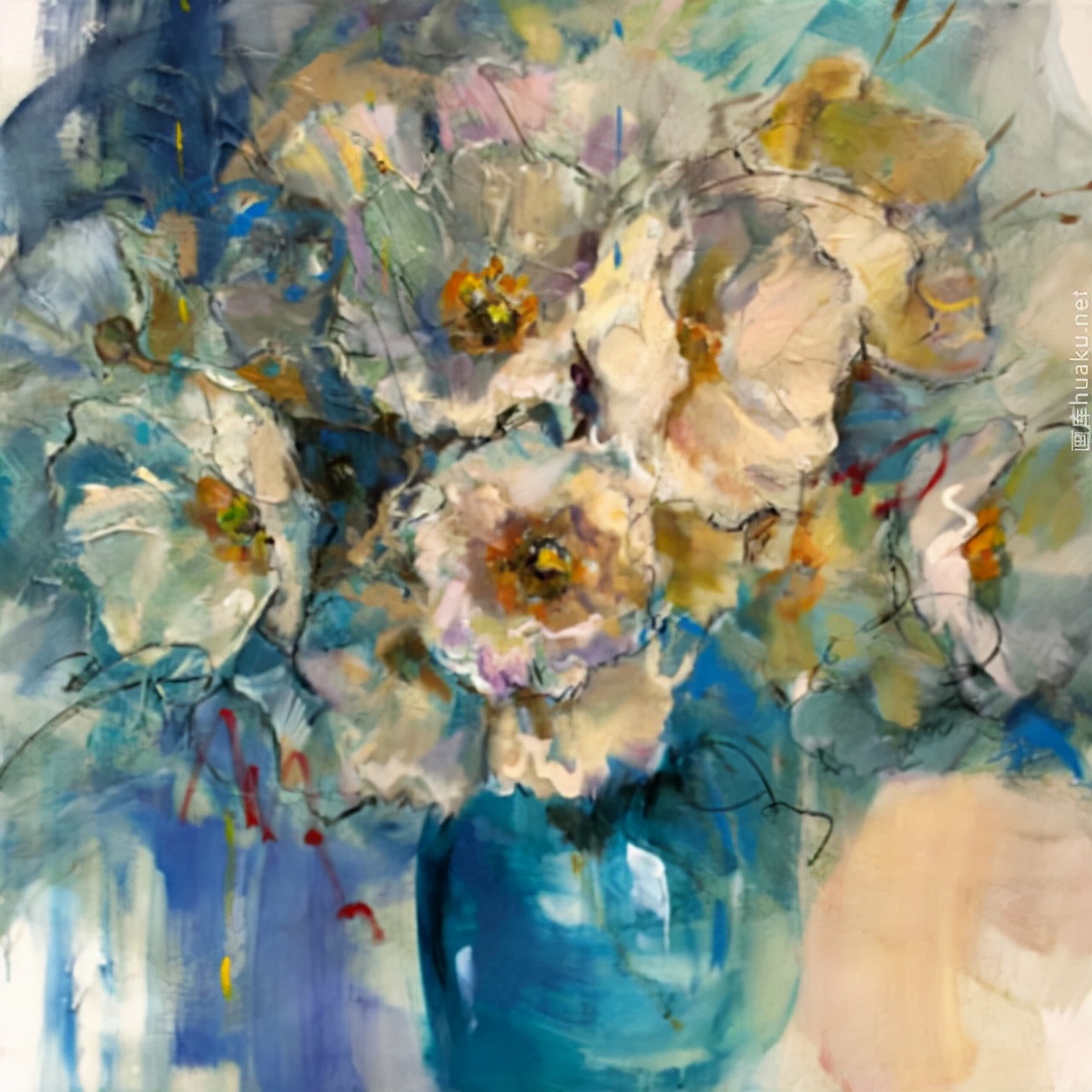Flower works by Russian female painter Anna Razumovskaya - iNEWS