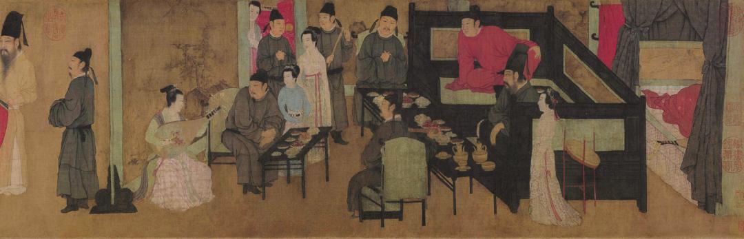 The Night Banquet of Han Xizai by Gu Hongzhong in Five Dynasties and ...