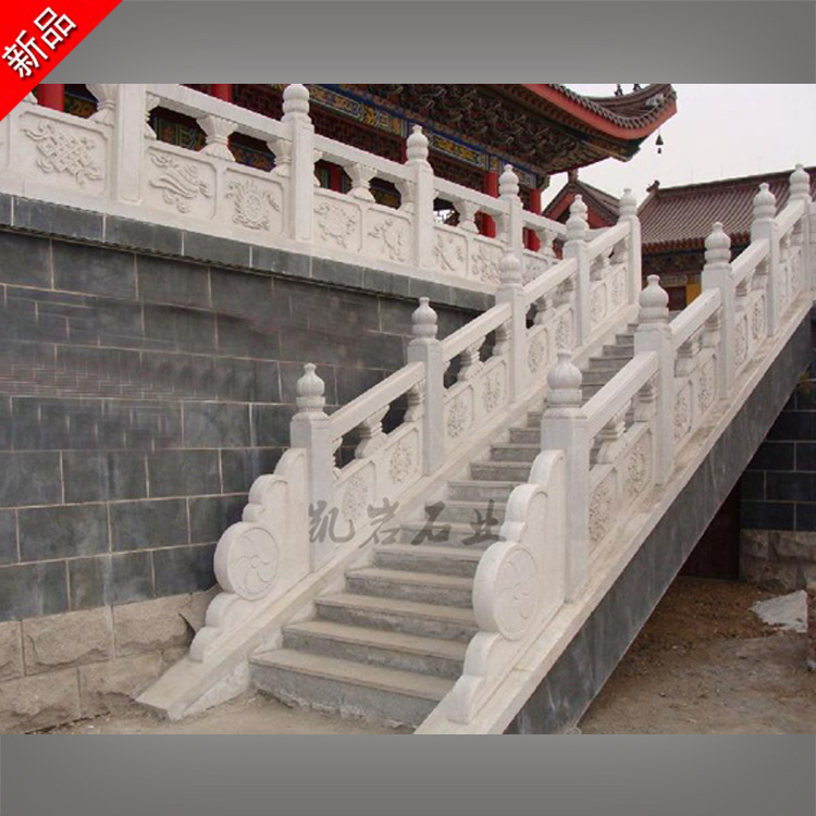 Chinese style stone railing garden stone railing carving - iNEWS