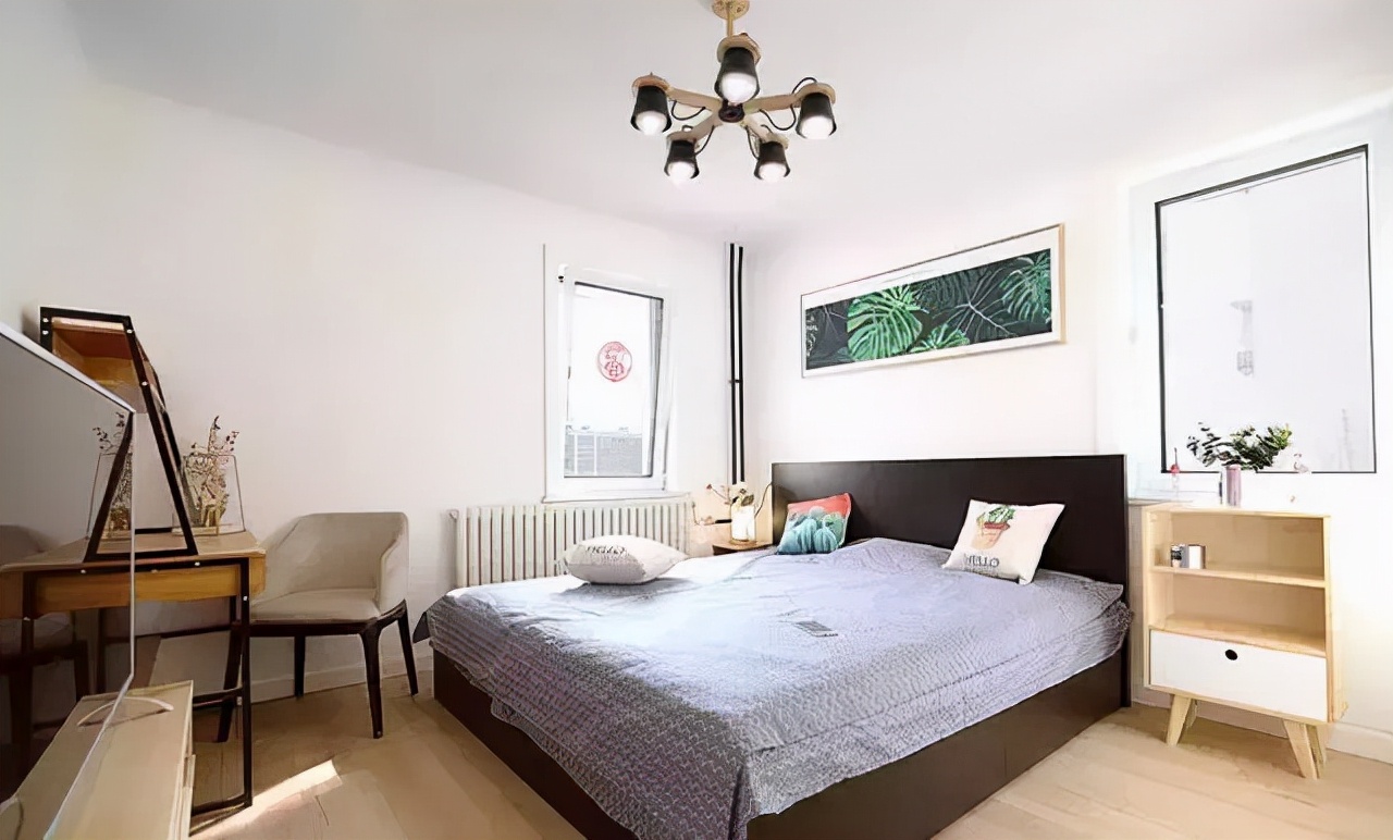 65 square meters mixed style small apartment two-bedroom, compact and ...