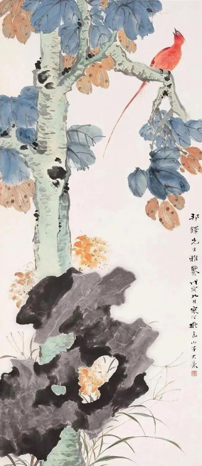 The first person of contemporary Shanghai style flower and bird ...