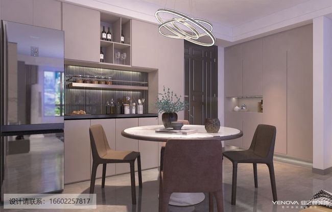 Appreciation of modern and simple decoration style of 129 square meters ...