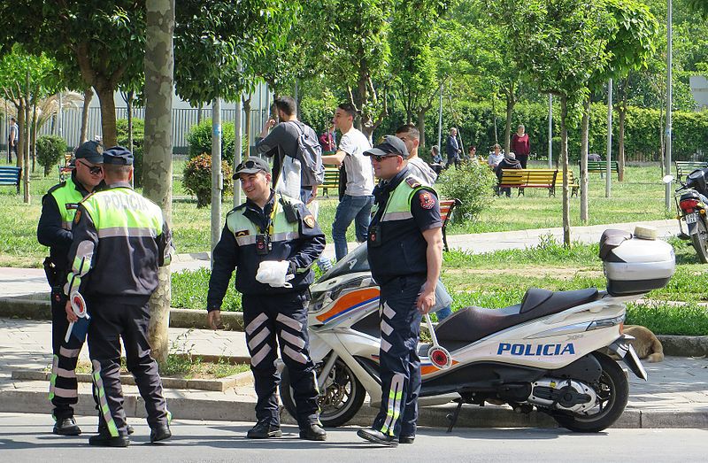 Albanian police logo - iNEWS