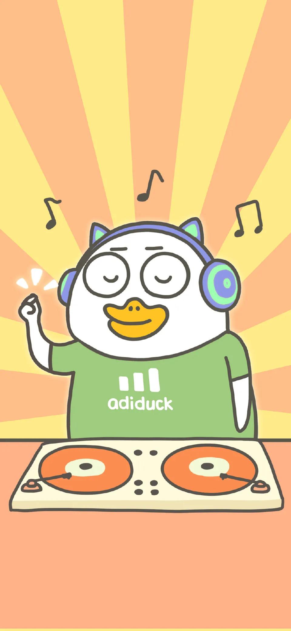 Xiao Liu Duck Wallpaper‖ We only stay in the world for a short period ...