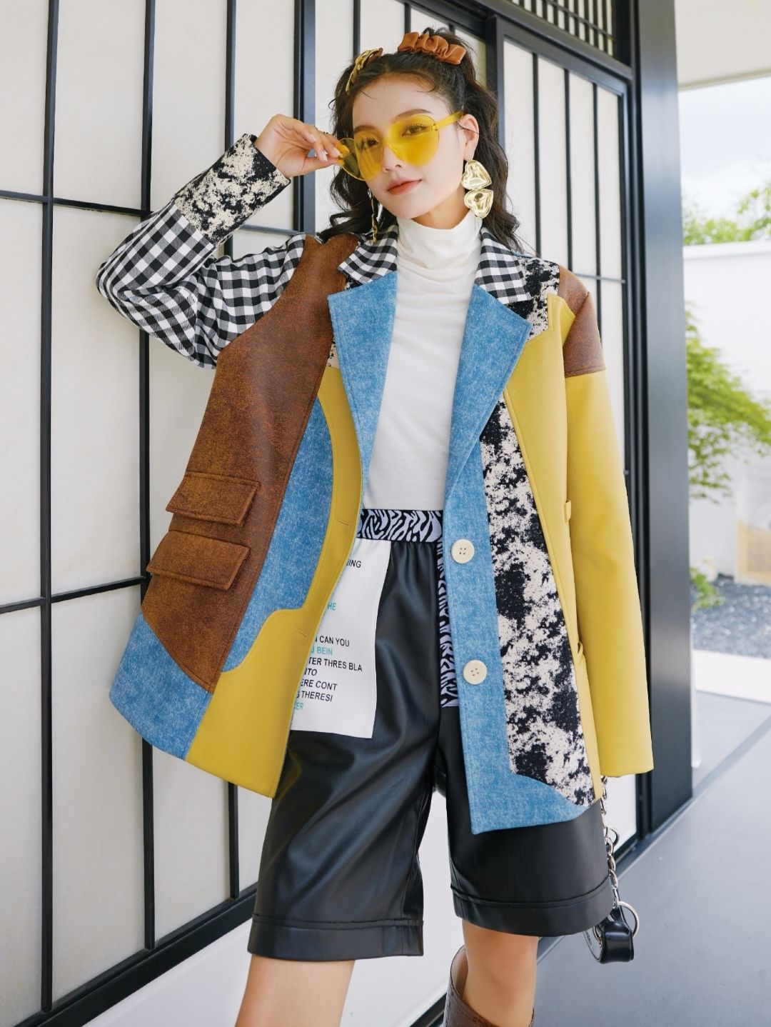 Autumn retro collocation, layered style, small level collocation, sure ...