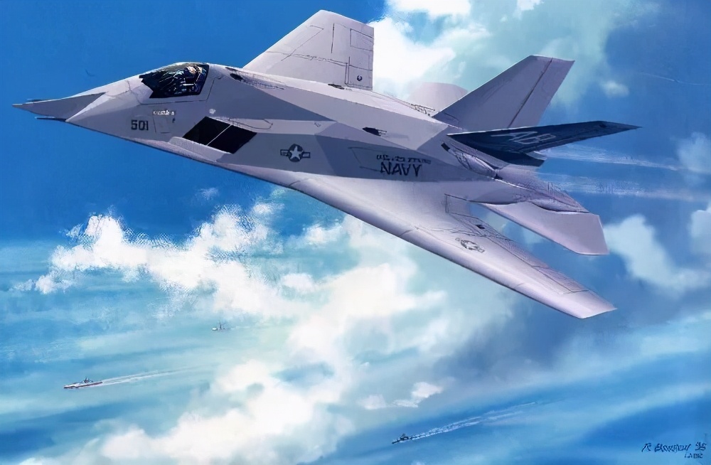 F117N "Seahawk", the US Navy's 30-year-leading stealth carrier-based ...