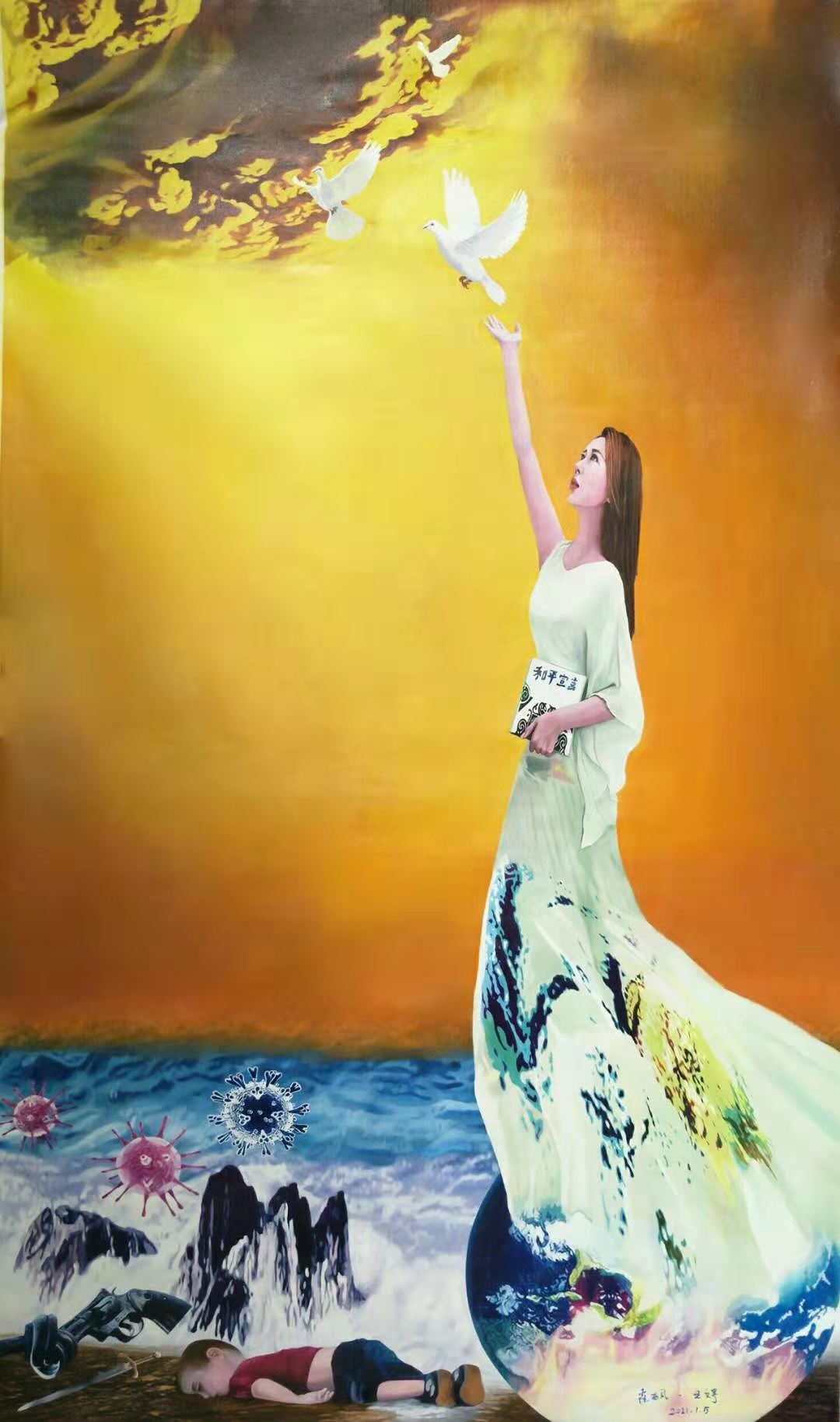 International contemporary artist Wang Ting - iNEWS