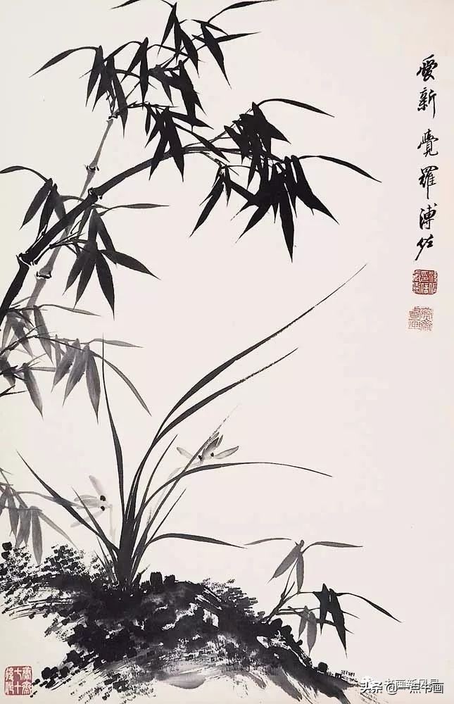 Pu Zuo writes orchids and bamboo, like a breeze blowing on his face - iNEWS
