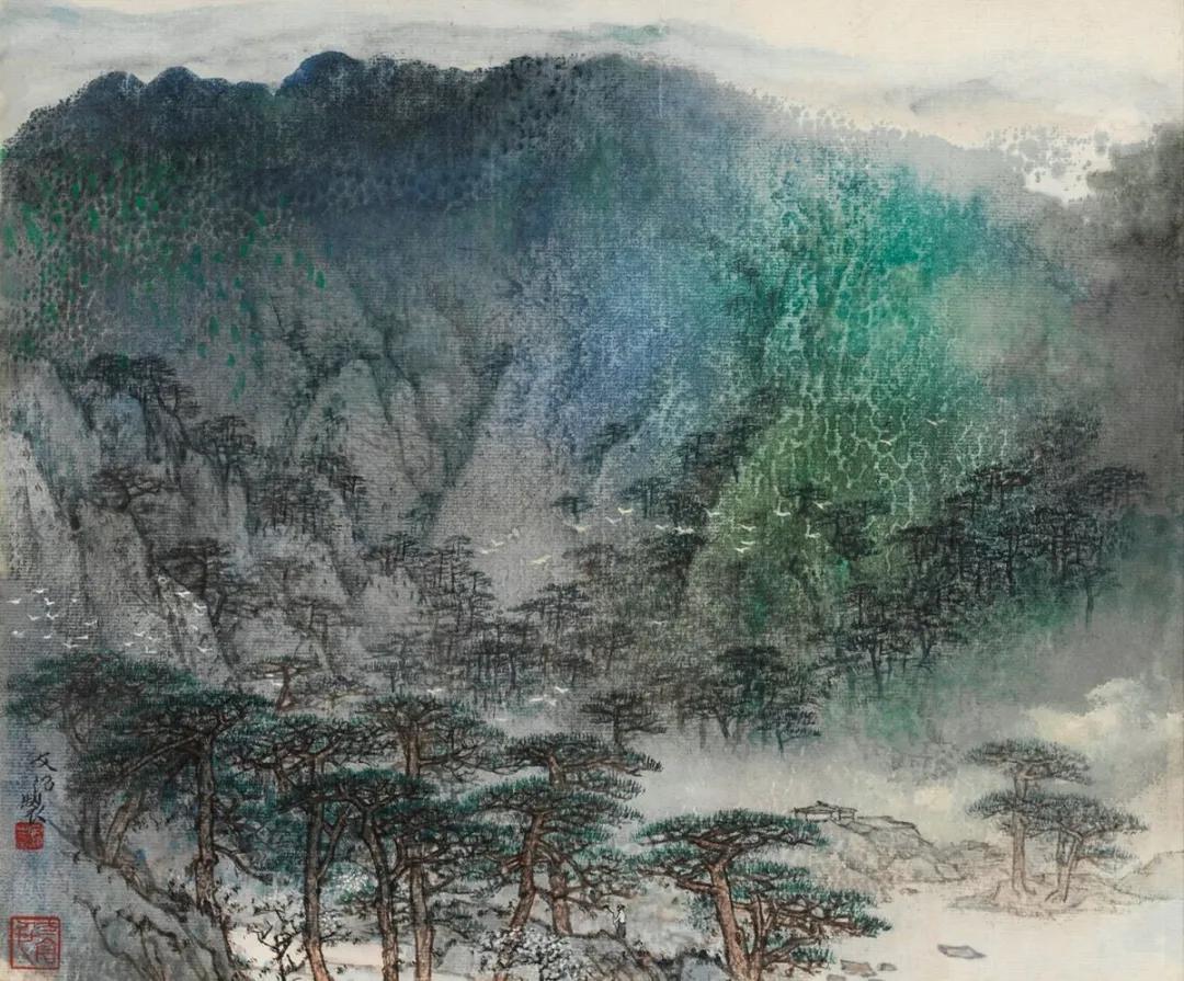 Song Wenzhi splashed colorful landscapes, making people intoxicated - iNEWS