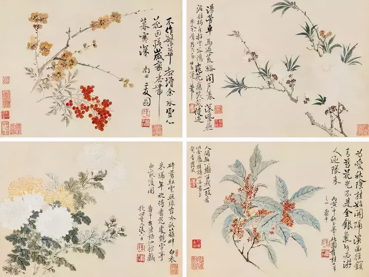 Appreciation of "Six Great Masters in Early Qing Dynasty" Yun Shouping ...