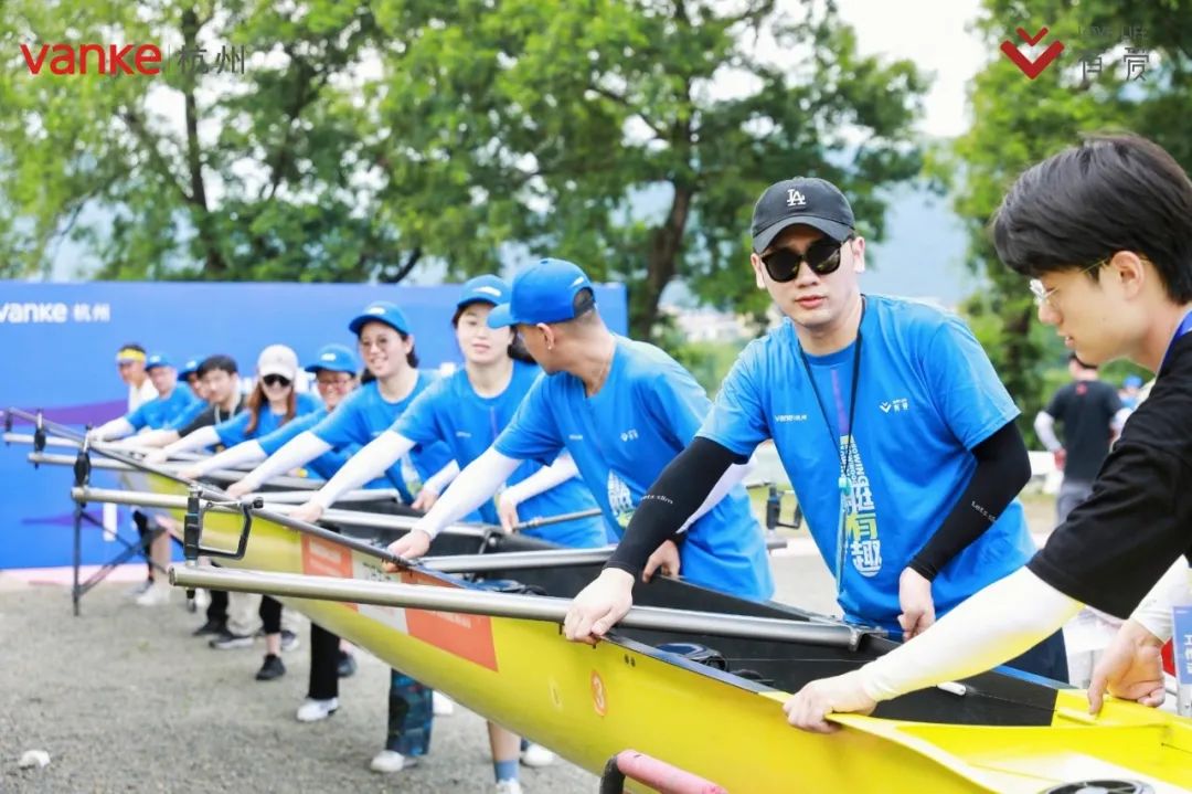 With love, fun boating!Vanke Hangzhou owner rowing team selection camp ...