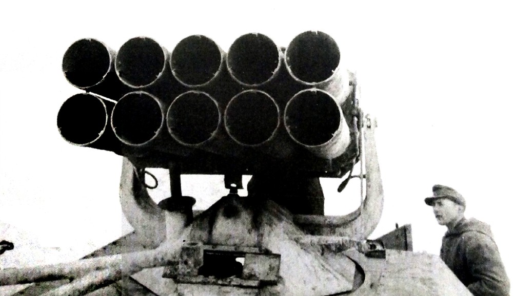 The 251/1, Sd Kfz 4/1 half-track armored rocket launcher of the German ...